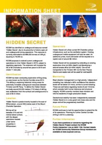 Hidden Secret Information Sheet - The Super Pit